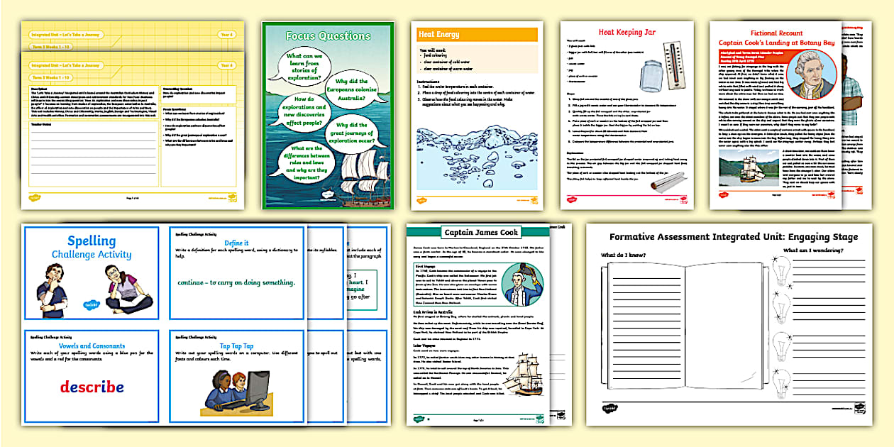 Let's Take a Journey IU Yr 4 Wk 1-2 (Teacher-Made) - Twinkl