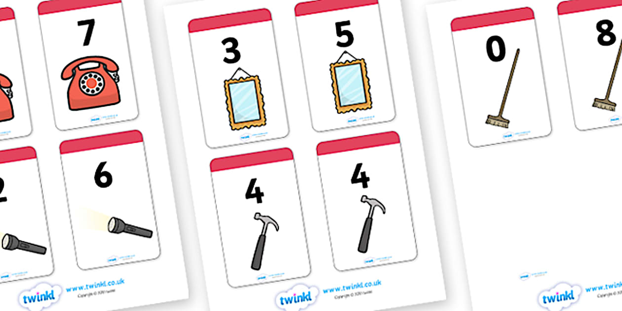 Number Bonds to 8 Matching Cards (Everyday Items) - Twinkl