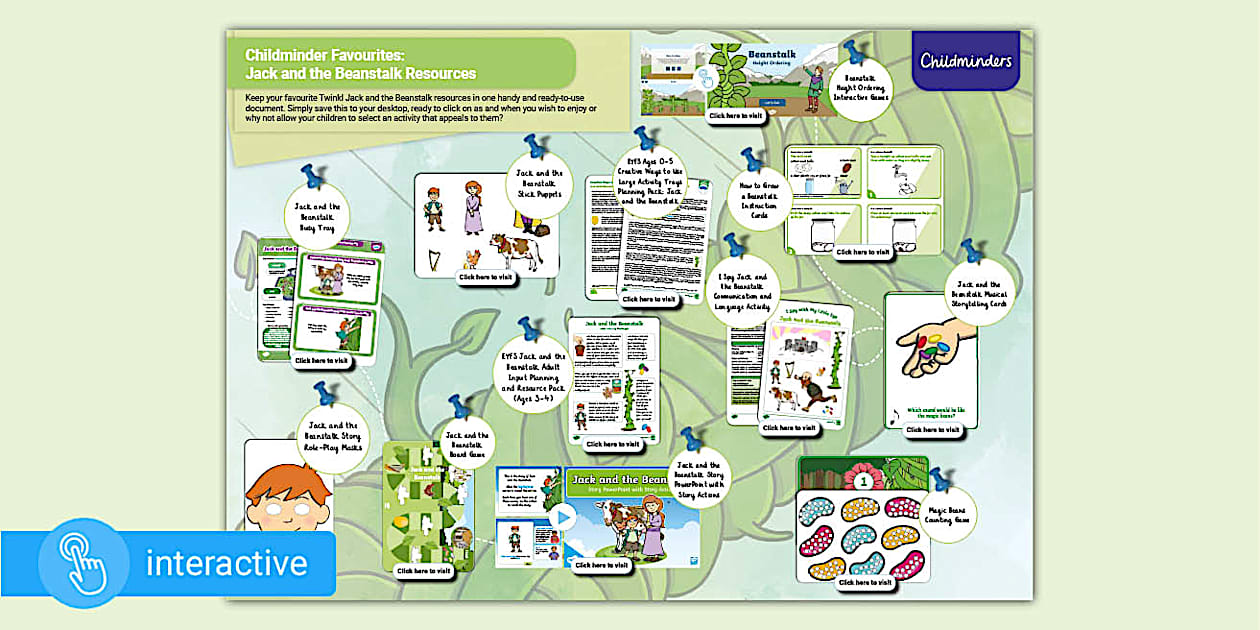 Childminder Jack and the Beanstalk Resource Pack - Twinkl