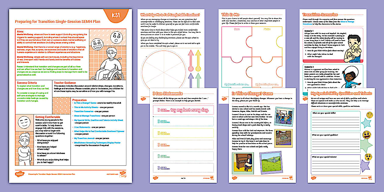 Preparing for Transition KS1 Single-Session Intervention