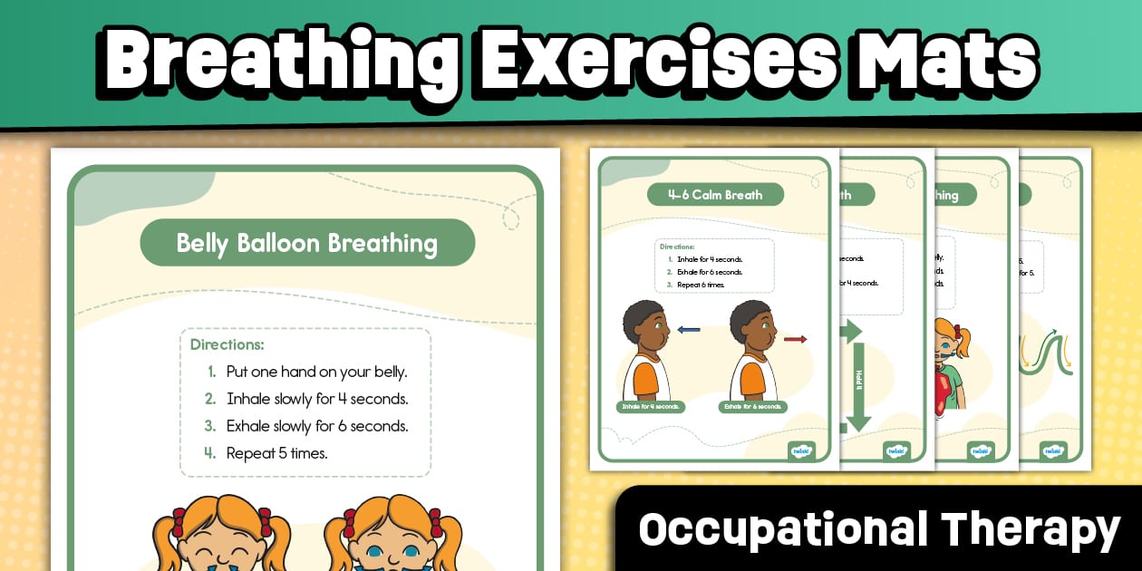 Printable Calm-Down Breathing Mats | OT Self-Regulation