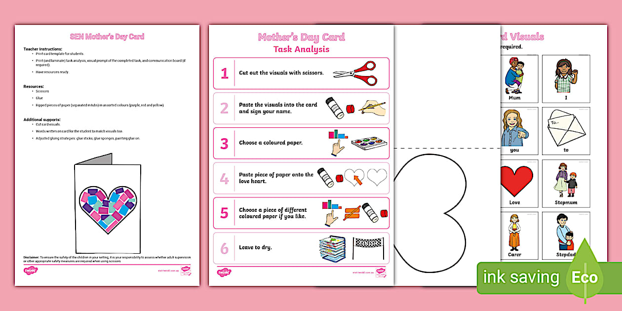 SEN Mothers Day Art Activity (ティーチャーメイド)