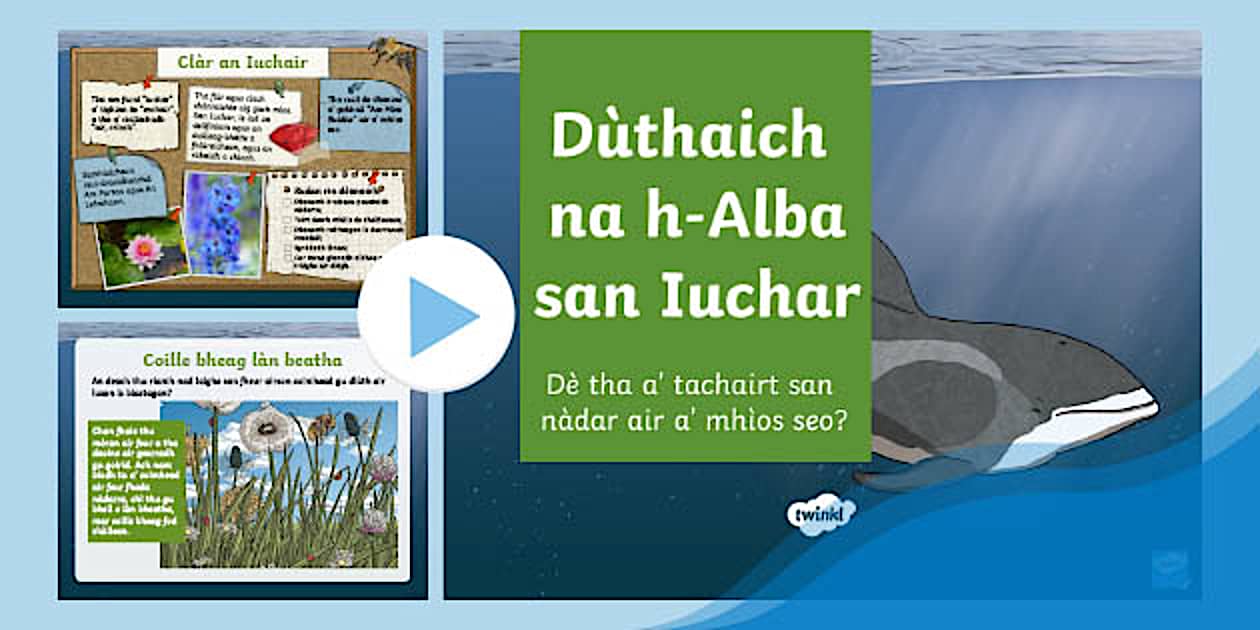 Dùthaich na h-Alba san Iuchar – PowerPoint - Twinkl
