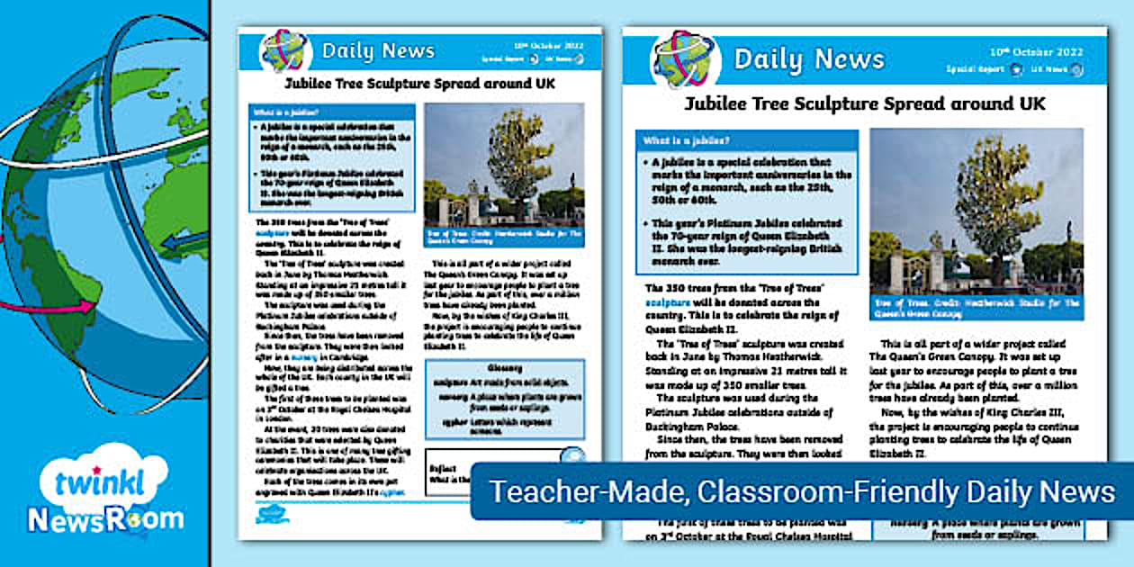Platinum Jubilee Tree Spread around UK: Daily NewsRoom Story