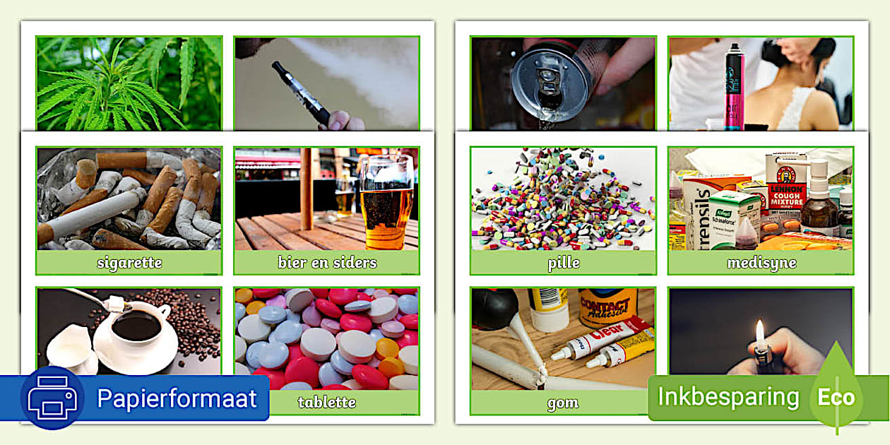 Alkohol, Dwelms en Skadelike Middels Foto's - Twinkl