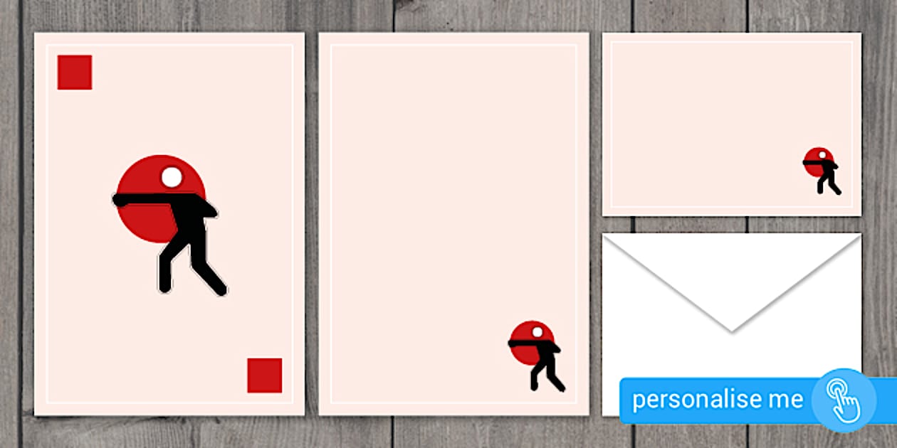 Boxing Themed Letter Writing Set (teacher made) - Twinkl