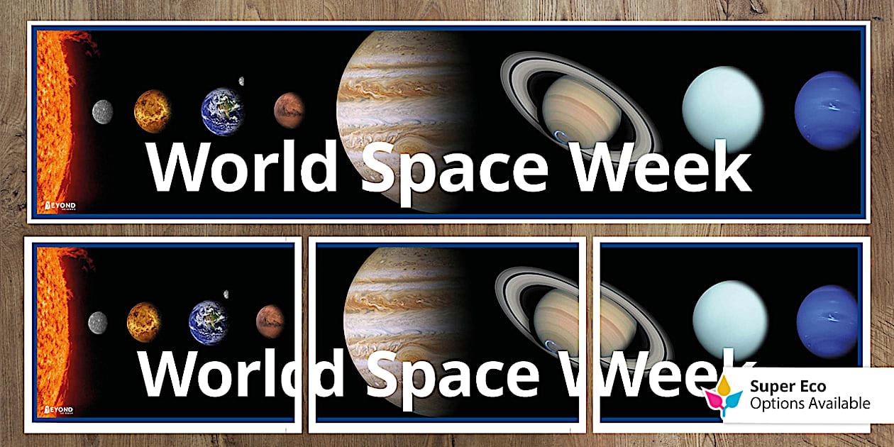 World Space Week Display Banner | Beyond Secondary - Twinkl