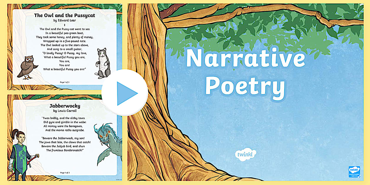 Narrative Poems PowerPoint | Narrative Poetry for Your Class