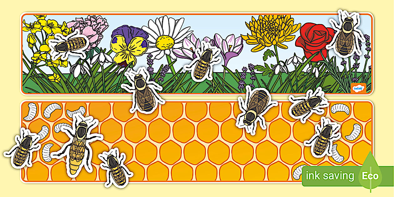 Buzzing Bees Small World Pack (Teacher-Made) - Twinkl