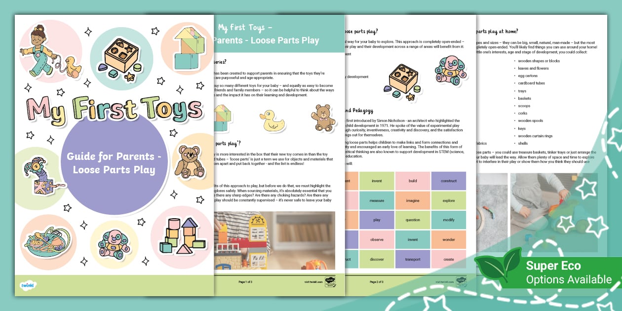 Parent Guide To Schematic Play | My First Toys - Twinkl