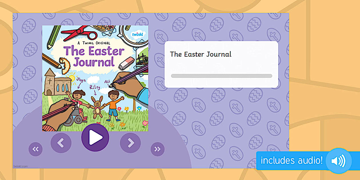 The Easter Journal Listen and Follow Audio Story - Twinkl