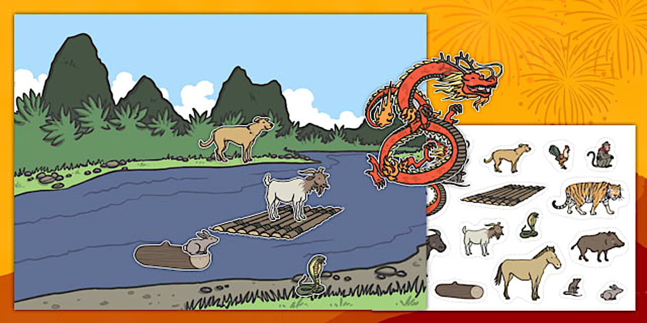 Chinese New Year Animal Sequencing Activity (teacher made)