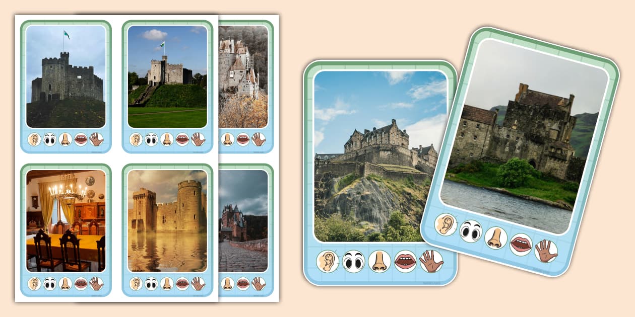 Castle Story Setting Photo Prompt Cards (professor feito)