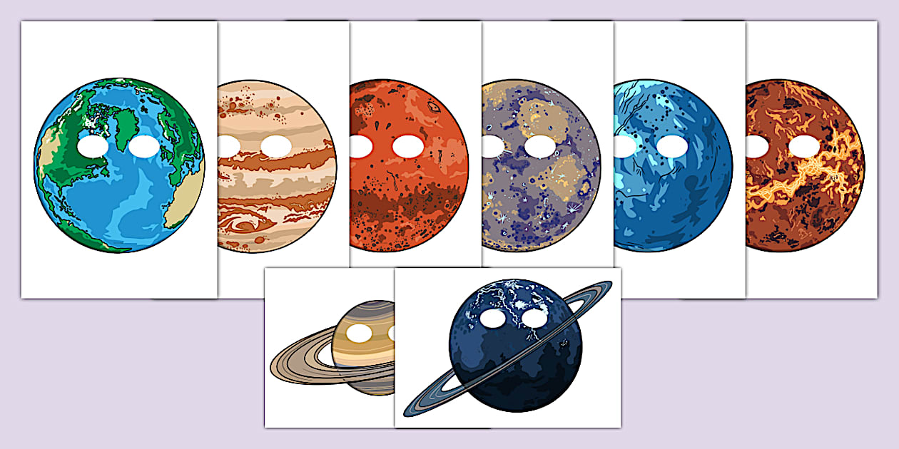 Planets Role Play Masks (Hecho por educadores) - Twinkl