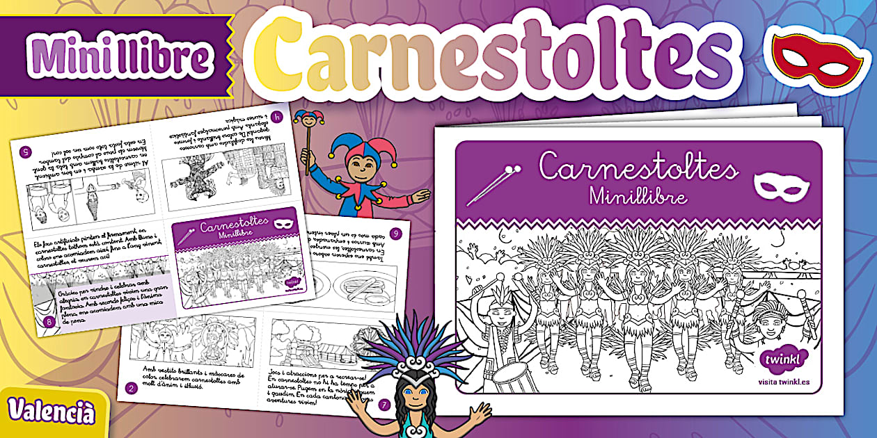 Minillibre: Carnestoltes - Valencià