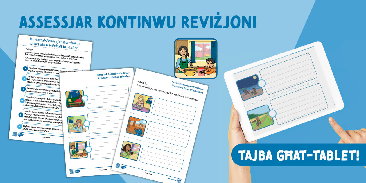 Karta tal-Assessjar Kontinwu: L-Artiklu u l-Vokali tal-Leħen