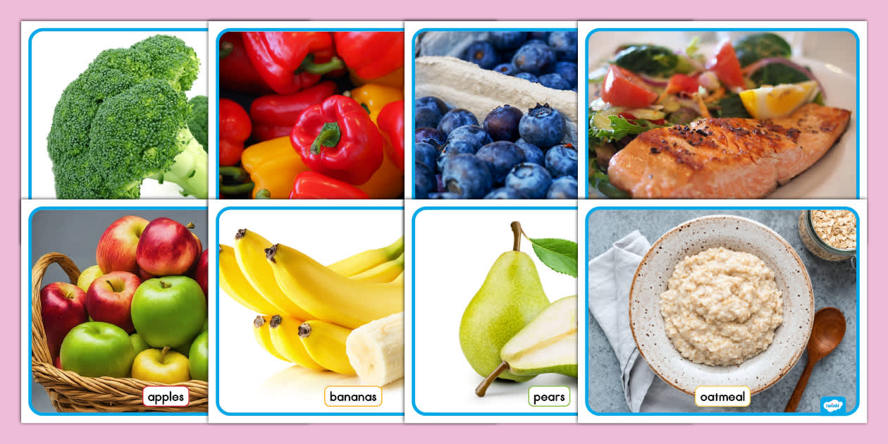 Healthy Food Photos (teacher made) - Twinkl