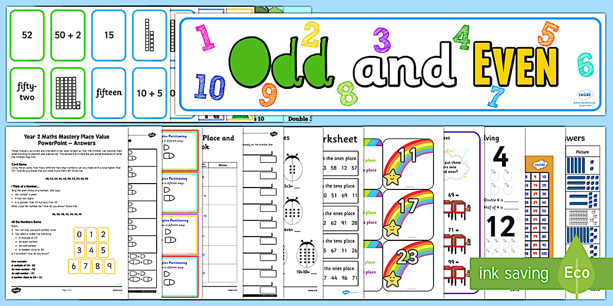 Properties of Number Resource Pack (teacher made) - Twinkl