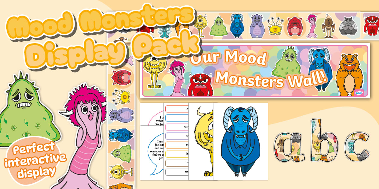 👉 Mood Monsters Display Pack | Twinkl