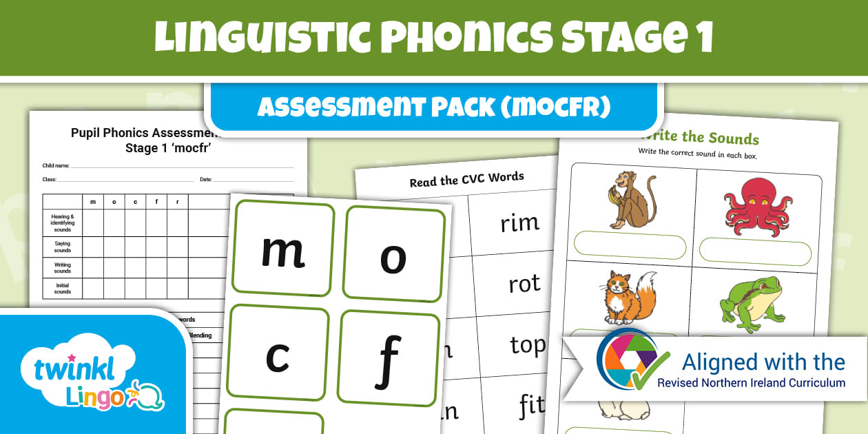 Linguistic Phonics Stage 1 Assessment Pack (mocfr)