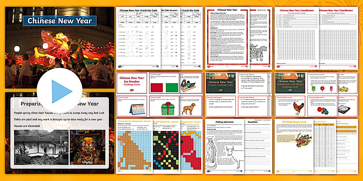 KS2 Chinese New Year 2018 Resource Pack (teacher made)