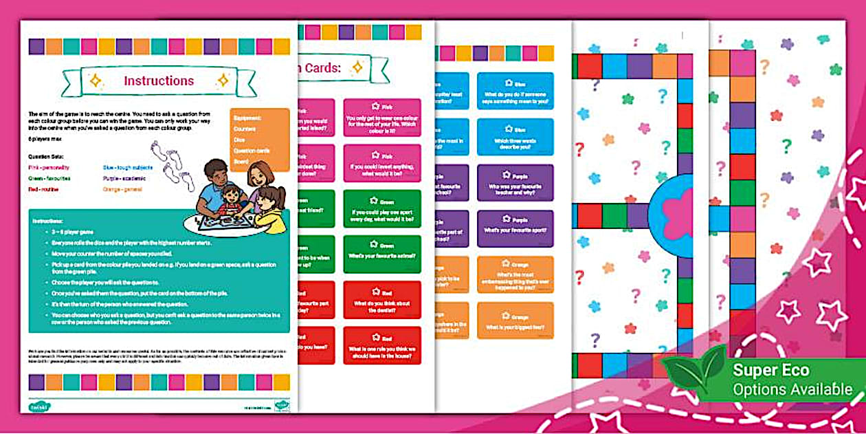 Getting to Know You - Blended Family Bonding Board Game