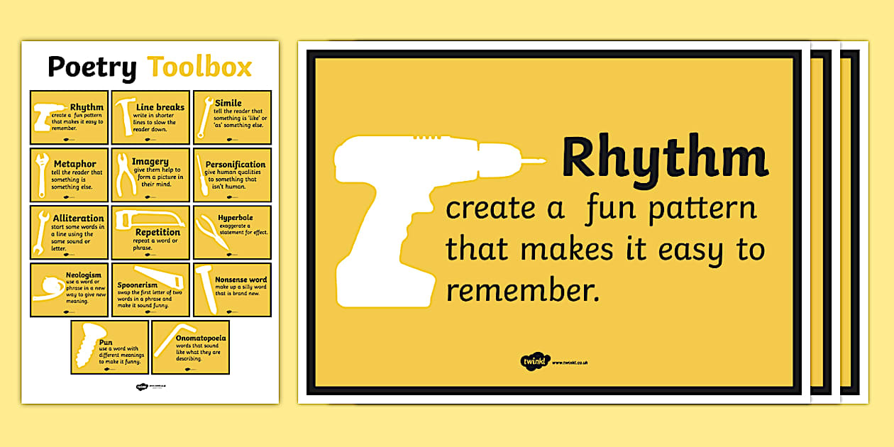 Poetry Posters | 'Poetry Tools' Pack | English Resources