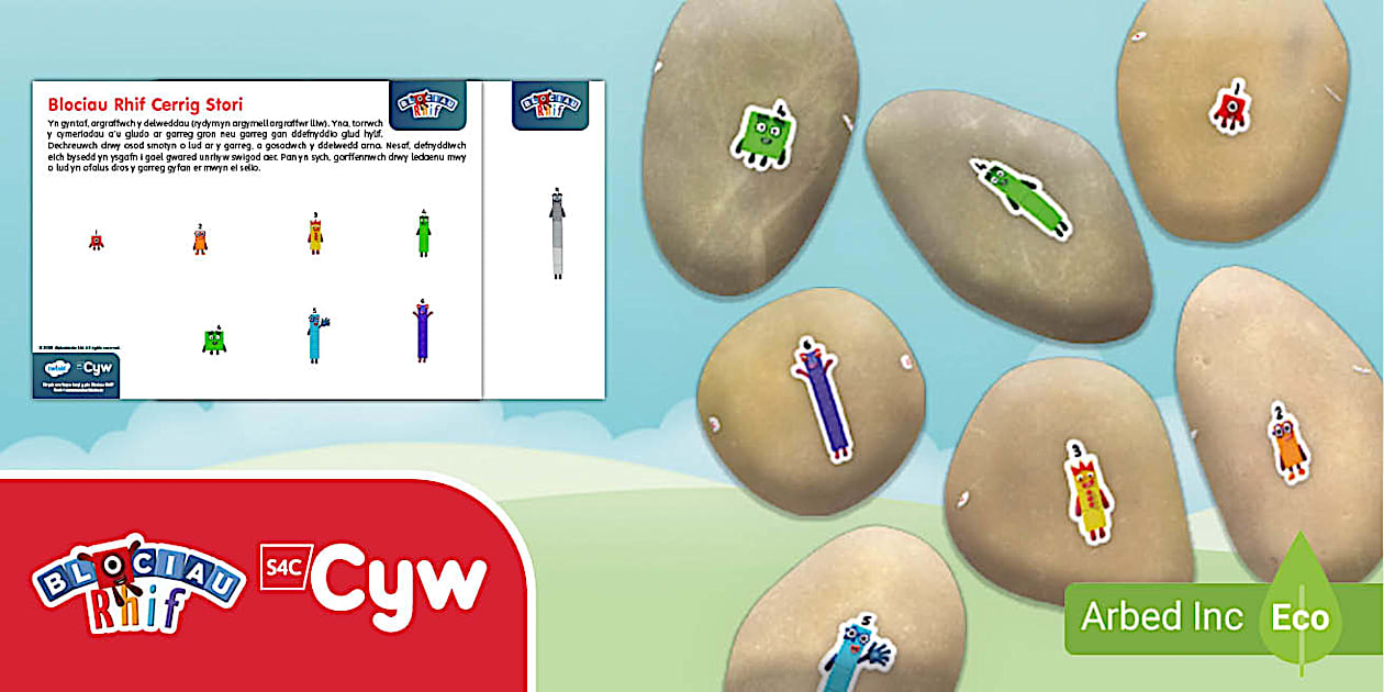 Blociau Rhif: Cerrig Stori