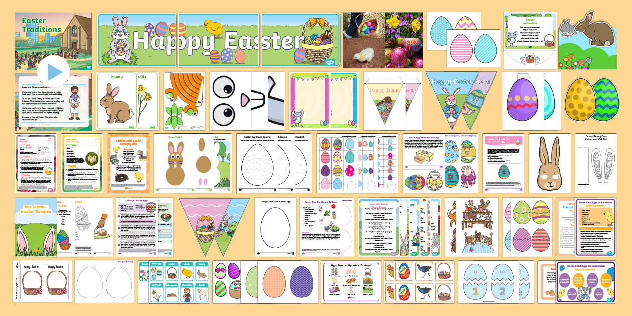 Easter In ECE Resource Pack and Guidance (teacher made)
