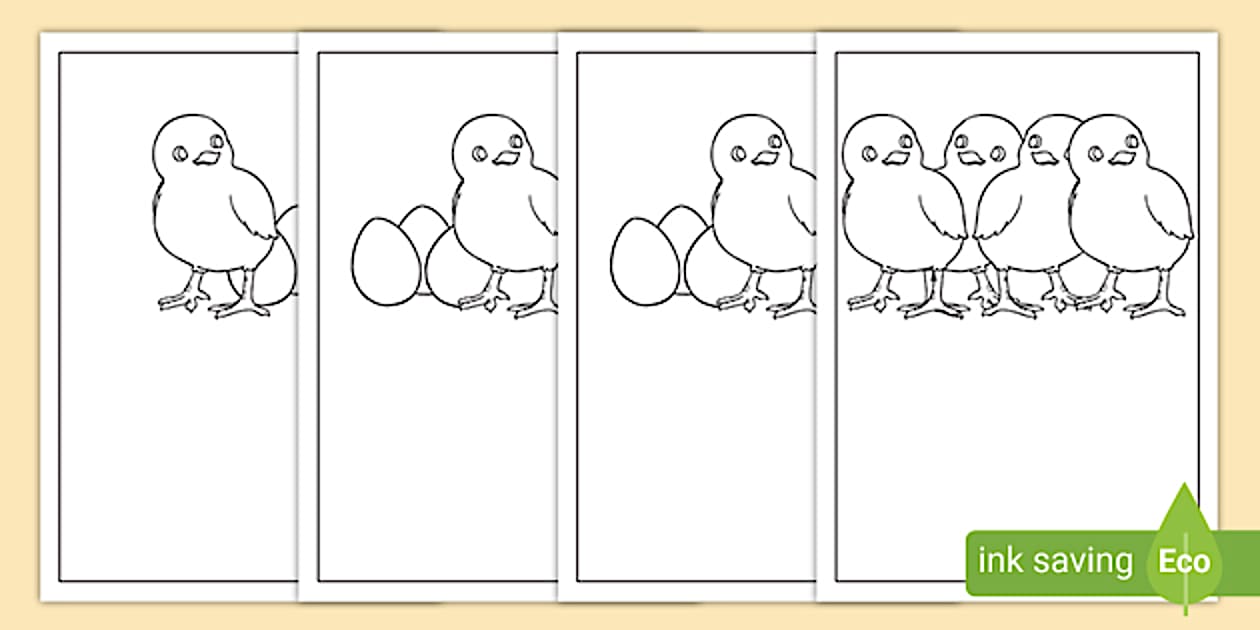 Editable Chick Writing Frames (teacher made) - Twinkl