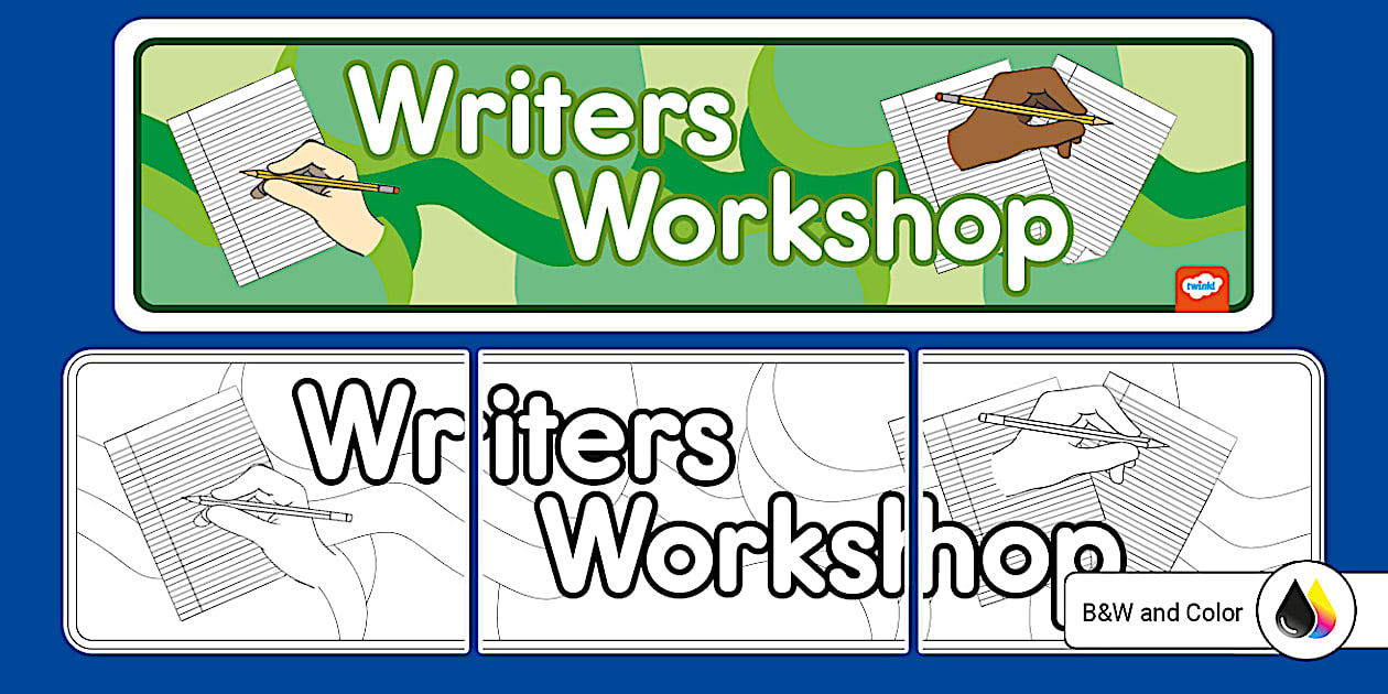 Writers Workshop Banner (teacher made) - Twinkl