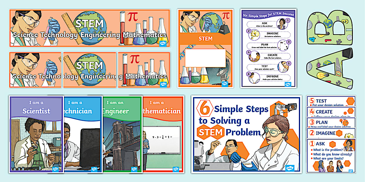 STEM Classroom Display Pack (teacher made) - Twinkl