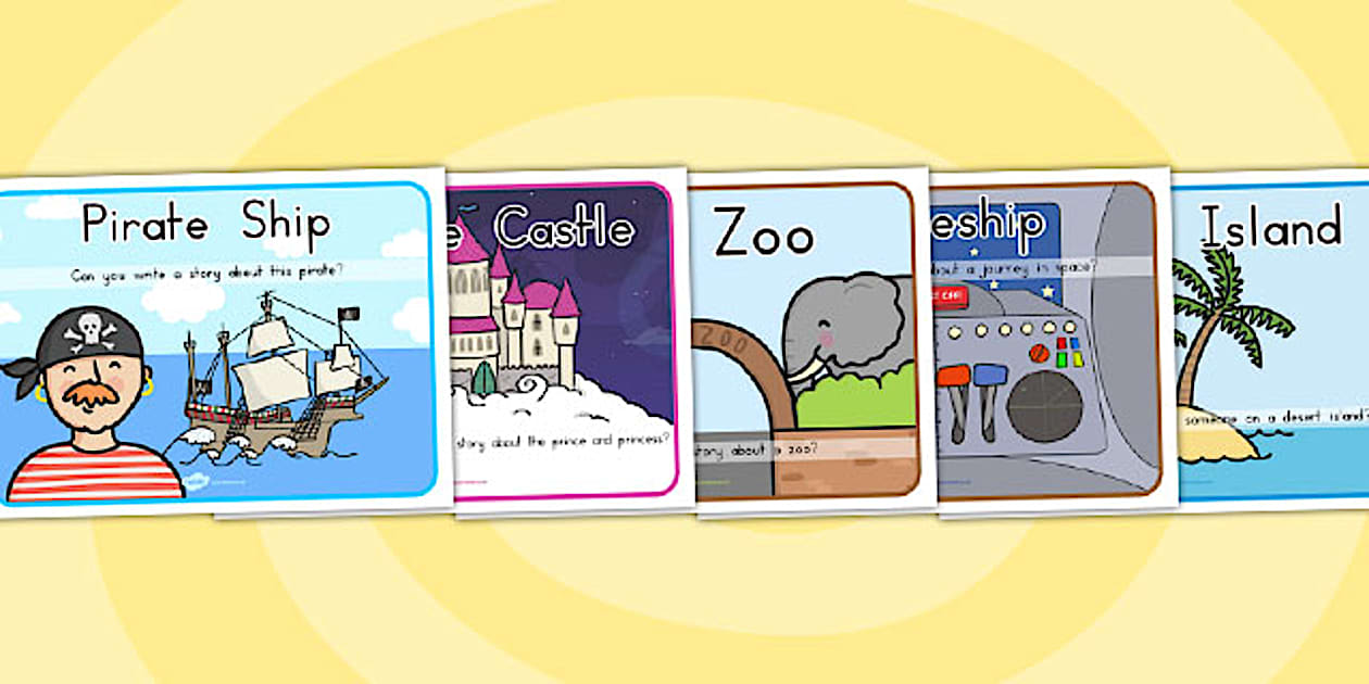 Story Writing Prompt Posters - ESL Story Writing Resources