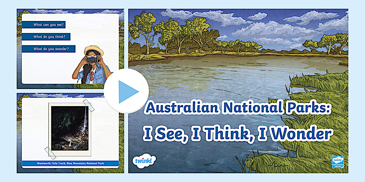Australian National Parks: I See, I Think, I Wonder - Twinkl