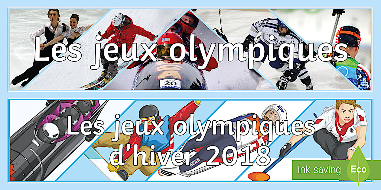 Banderoles d'affichage : Les jeux olympiques