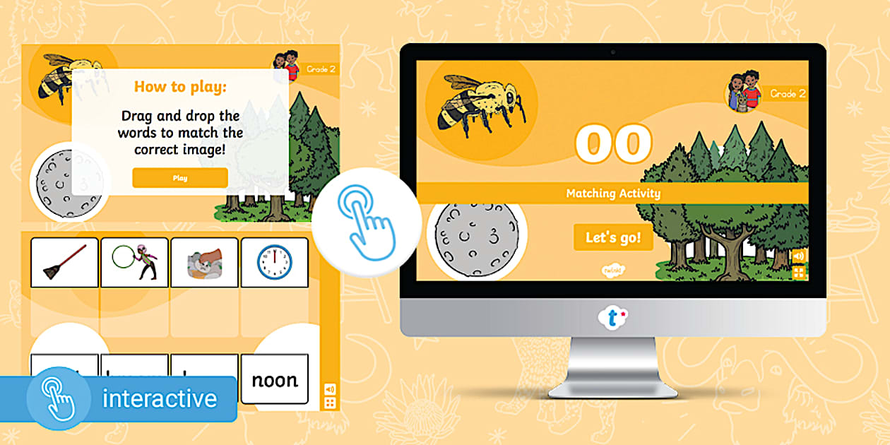 Grade 2 Phonics: oo Interactive Go! Game (teacher made)