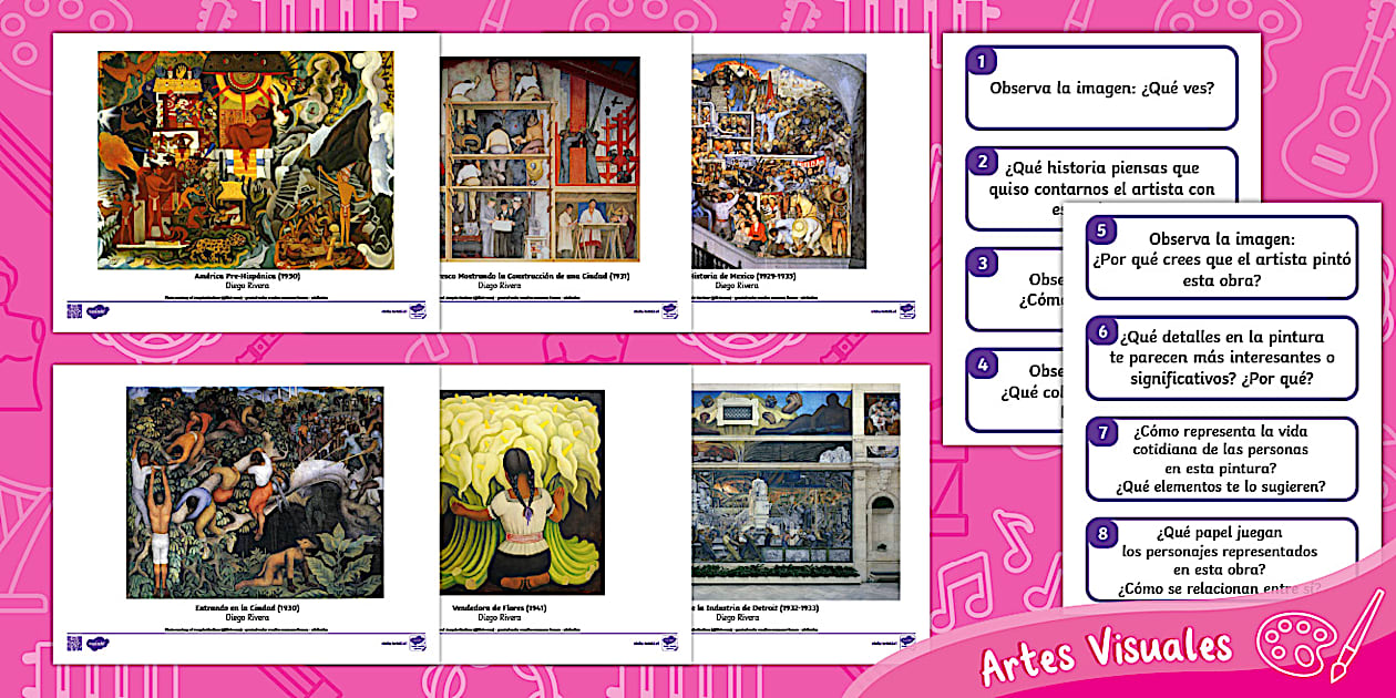 Fotos | Preguntas | Diego Rivera | (l'enseignant a fait)