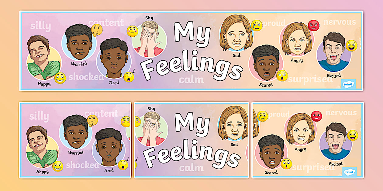My Feelings - Banner (Lehrer gemacht) - Twinkl