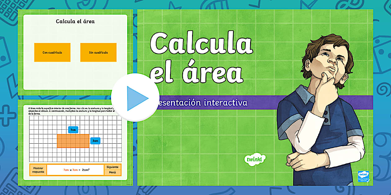 Presentación interactiva: Calcula el área