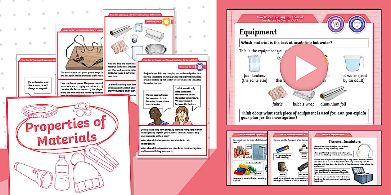 Step into Science: Y5: Spring: Block 1: Properties of Materials: Steps ...