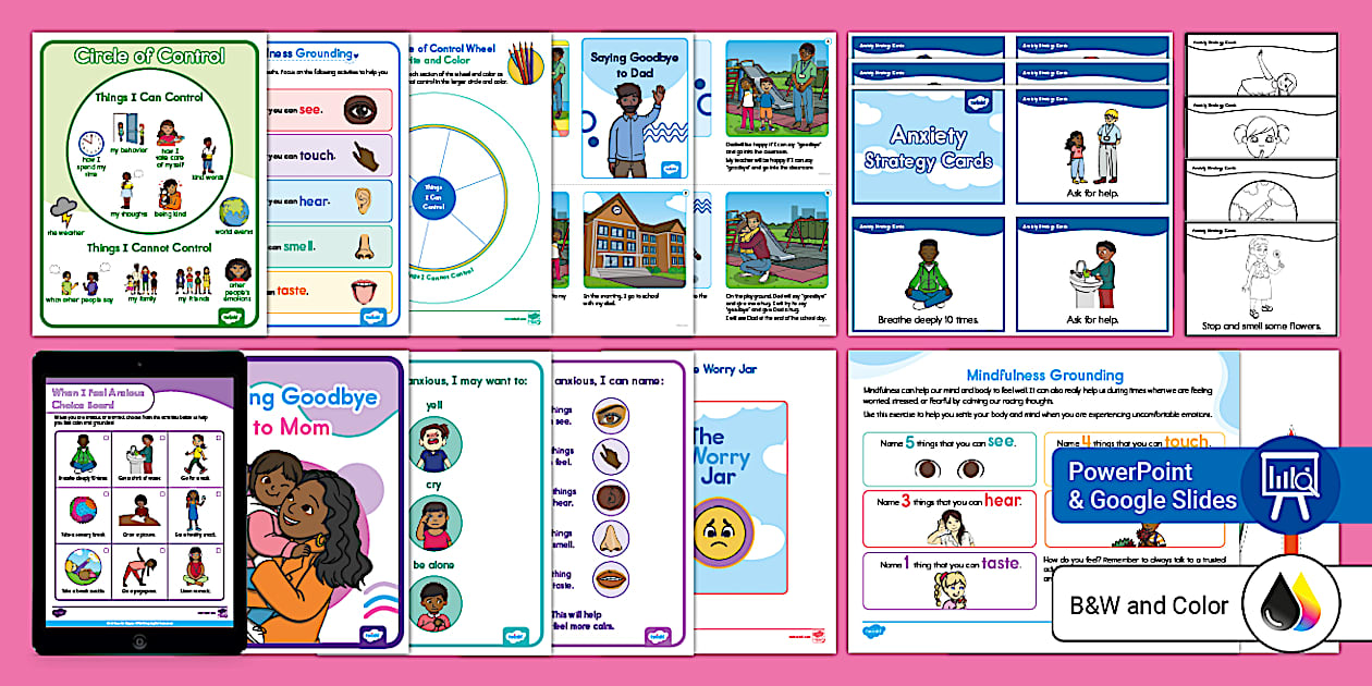Anxiety Worksheets PDF Activity Pack | Twinkl USA - Twinkl