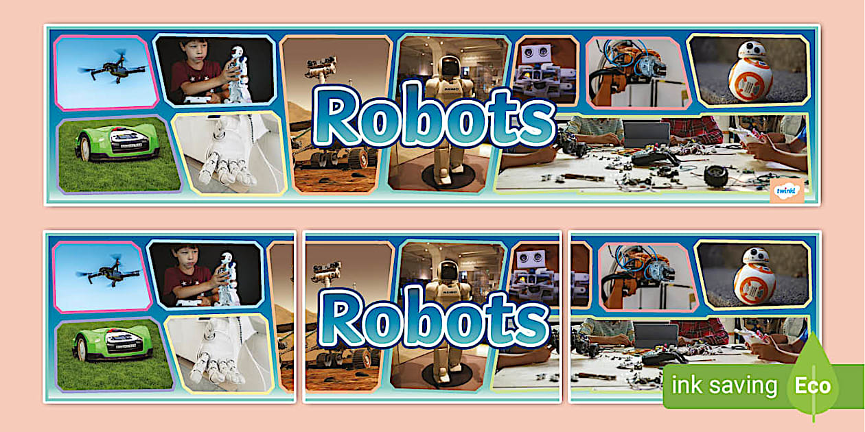 Robots Photo Display Banner- Twinkl - KS2 (teacher made)