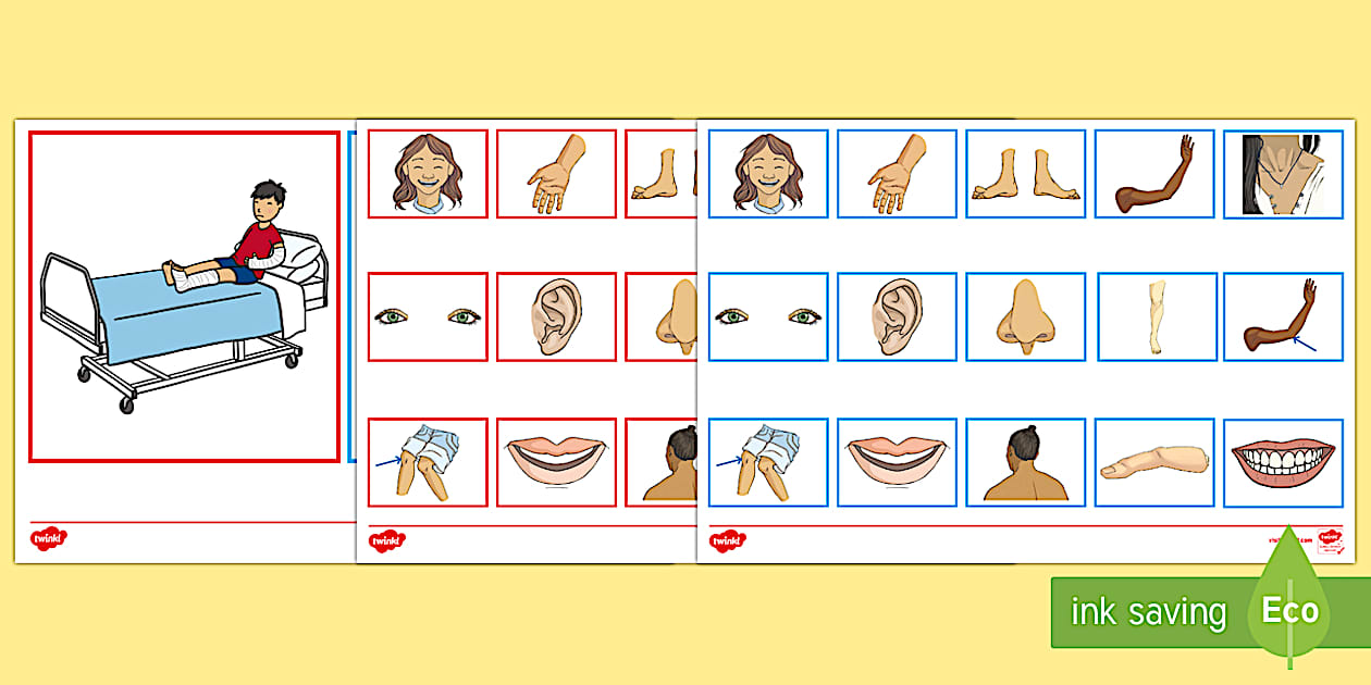 Parts of the Body Board Game French (teacher made) - Twinkl