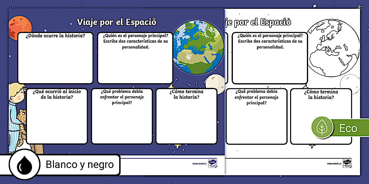 Guía de Trabajo Actividad de Escritura Viaje por el Espacio
