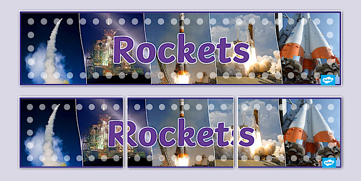 Rocket Photo Display Banner - KS2 (Teacher-Made) - Twinkl