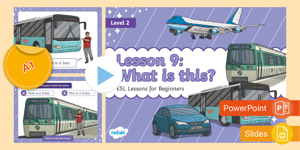 ESL Curriculum Level 2, Lesson 9 (teacher made) - Twinkl