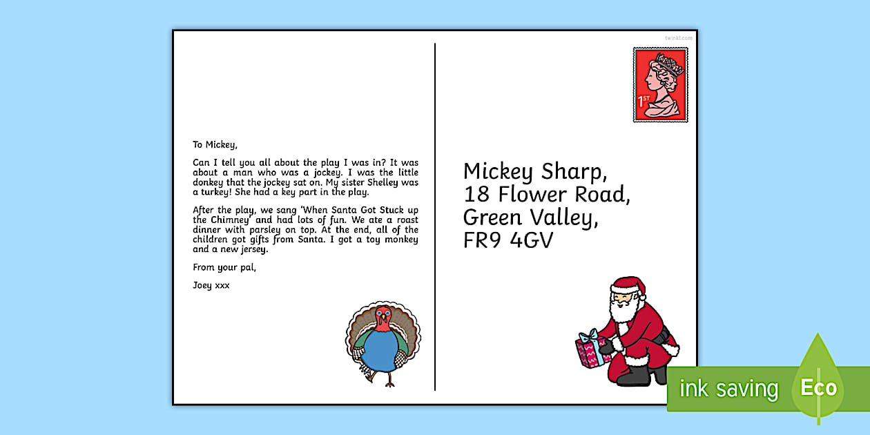 Cursive 'ey' Phoneme Spotter Postcard (teacher made)