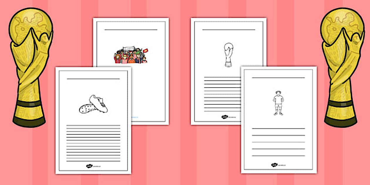 Women's Football World Cup Writing Frames - writing frames