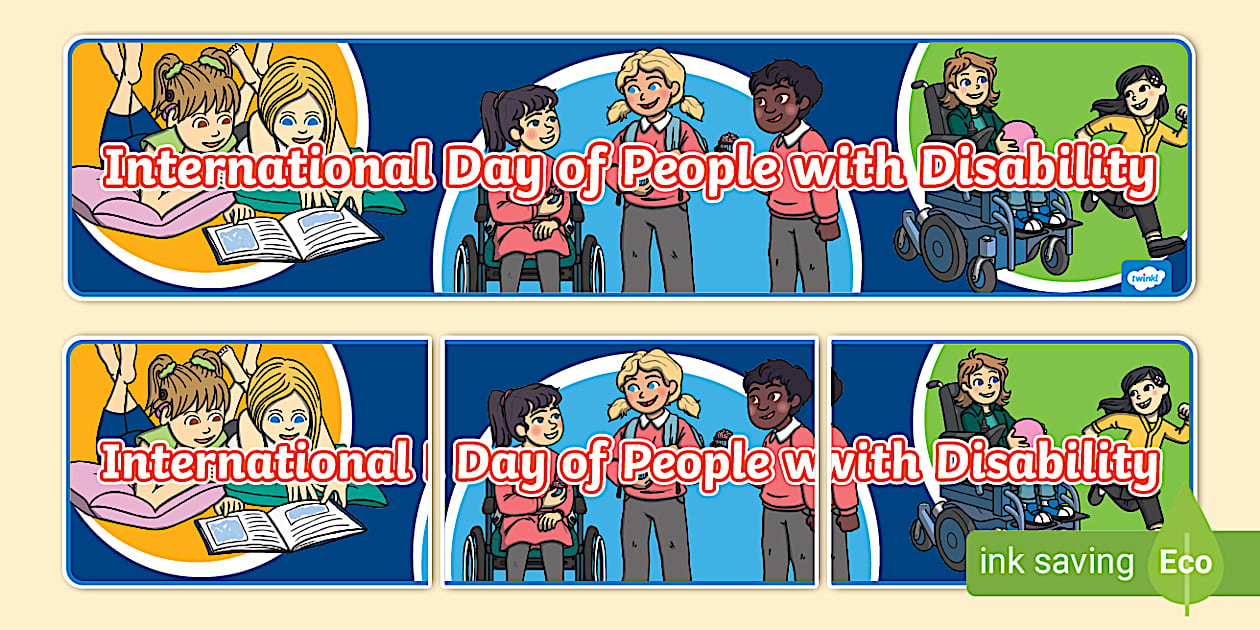 International Day of People with Disability Display Banner