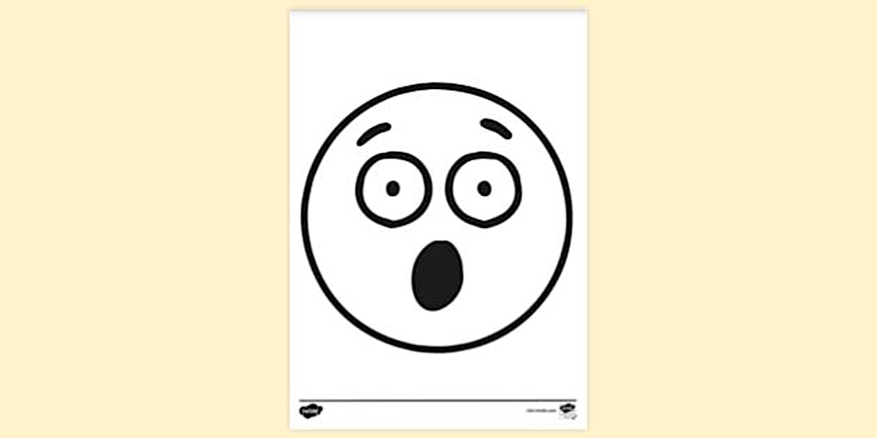 Shocked Colouring | Colouring Sheets (teacher made) - Twinkl